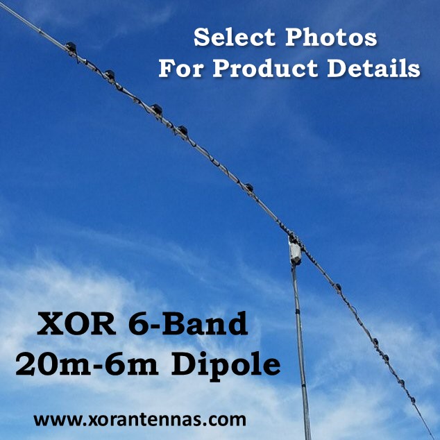 XOR 6-Band Rotatable Dipole (X-DPL1) - XOR Antenna Systems, LLC - - Shop